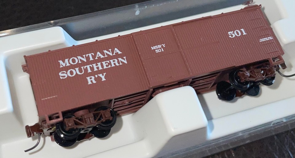Micro-Trains MTL 15110 Montana Southern Railway 30' Box Car #501 Nn3 ...