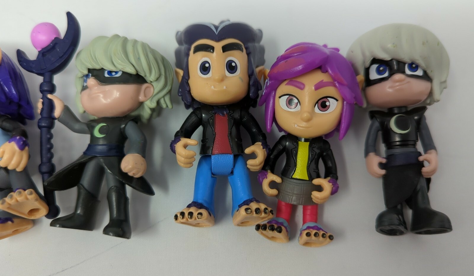 6 PJ Masks Wolf Wolfy Kids Villains Howler Rip Kevin 3" Action Figure ...