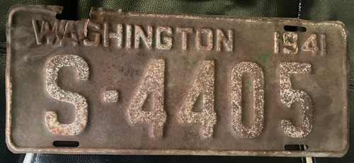 1941 Washington License Plate rat rod | eBay