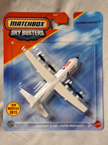 Matchbox 2025 Sky Busters 28/32 Lockheed C-130 J Super Hercules MOC ...