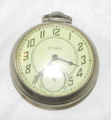 Vintage Ingraham Sturdy pocket watch - Running | eBay