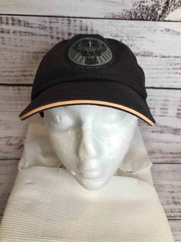 Jagermeister Black Stag Deer Logo Baseball Black Adjustable Strap Cap ...