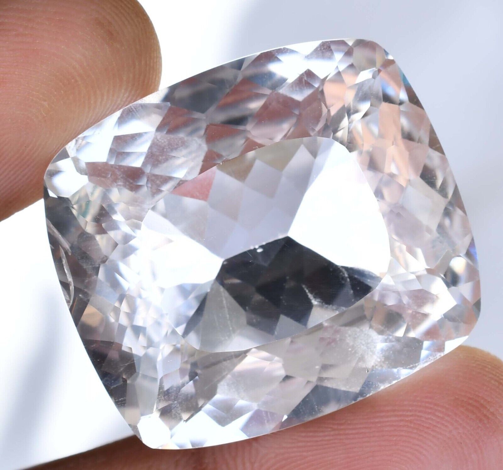 Rare 107.70 CT Natural MONTANA Colorless Sapphire Certified FLAWLESS ...