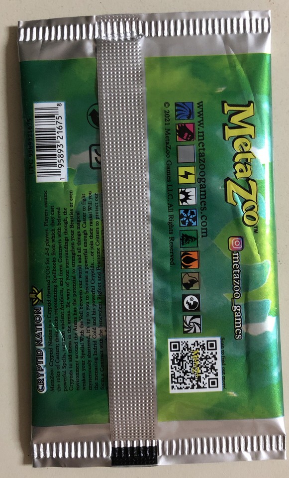 2021 Meta Zoo Collectible Card Game (CCG) Cryptid Nation 2nd Edition ...