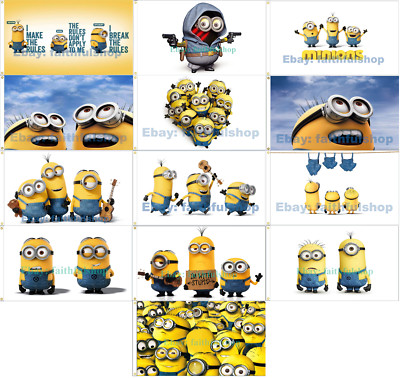Minions Flag 90x150cm 3x5ft Free shipping | eBay