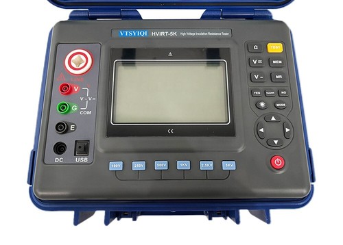 High Voltage Resistance Tester with 100V-5000V (5KV) 0.01MΩ~2000GΩ USB ...