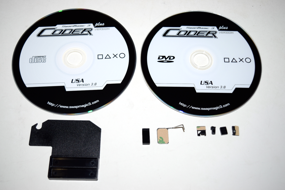 SwapMagic 3.8 Coder USA DVD CD set with Slide Tool Magic Switch PS2 ...