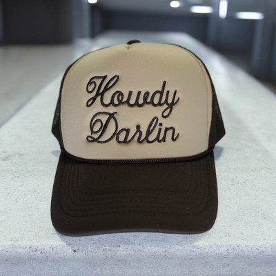 Howdy Darlin Western Trucker Hat – Cute Embroidered Cowgirl Cap | eBay