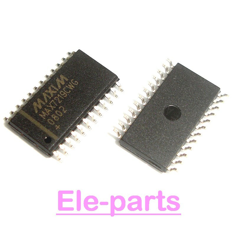 5 PCS MAX7219CWG SOP MAX7219 SMD Serially Interfaced, 8-Digit LED ...