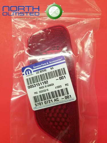 2011-2021 Journey Compass Grand Cherokee Left Rear Bumper Reflector ...