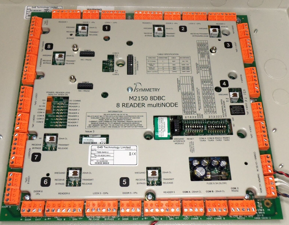 NEW SYMMETRY G4T-M2150-001 M2150 8DBC MULTINODE CONTROLLER PACKAGE FIRE ...