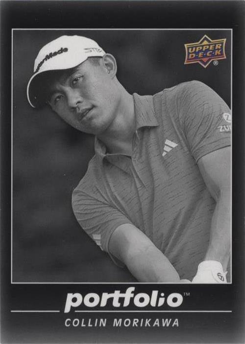 2024 Upper Deck Portfolio - Black & White Portraits Collin Morikawa ...