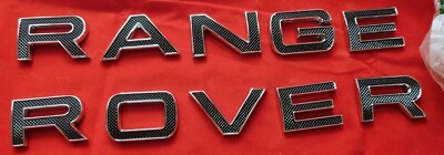 Range Rover L405 OEM SVAutobiography Chrome Trimmed Aluminum Lettering ...
