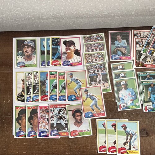 1981 Topps Vintage Baseball Cards Lot Of 60 | eBay