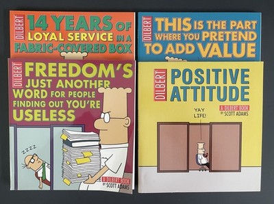 Dilbert Books - Lot of 4 Paperbacks - Scott Adams - 2007-2009 - Very ...