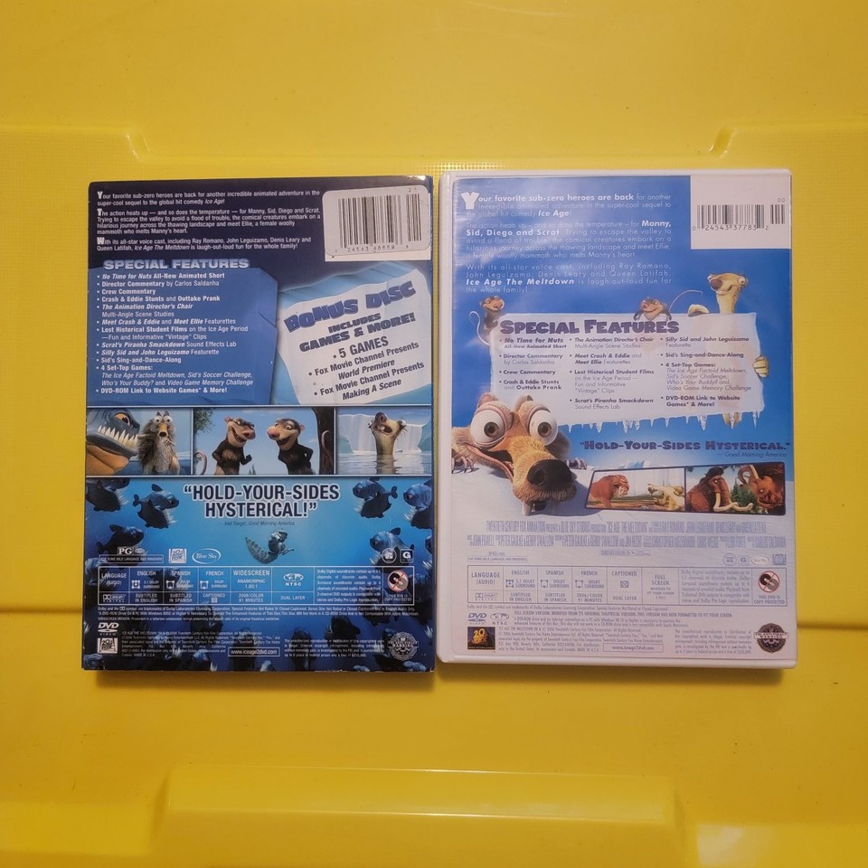 Ice Age The Meltdown DVD 2006 Target Exclusive Bonus Disc Games | eBay