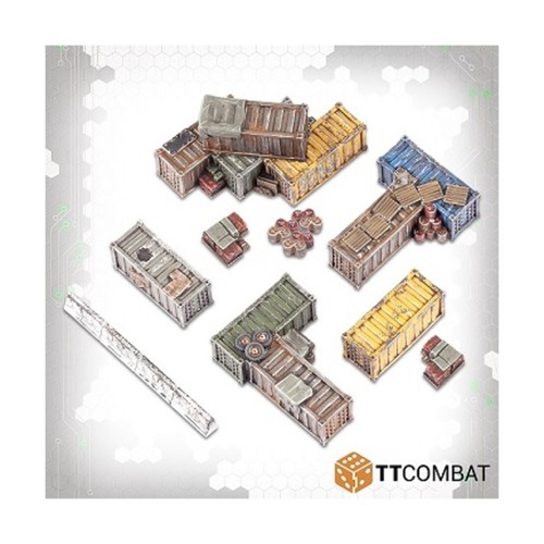 TT Combat Dropzone Commander 10mm Shipping Containers Pack New | eBay