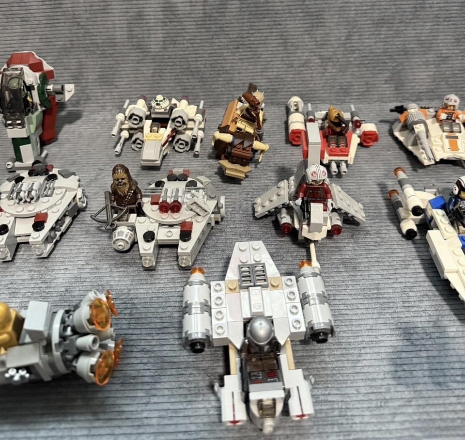 Lego Star Wars Microfighters Lot Of 22 With Minifigures!! | eBay