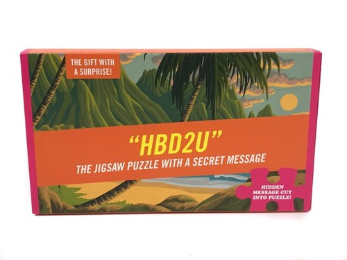 NEW KNOCK KNOCK Hidden Message HBD2U Jigsaw Puzzle | eBay