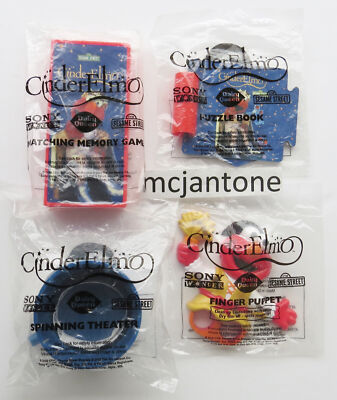 MIP SET 4 Dairy Queen 2000 CINDERELMO Henson Sesame Street ELMO ...