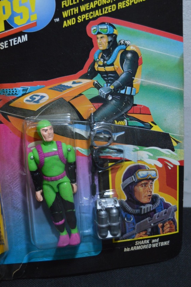 1993 Lanard Toys "The Corps" Shark & Armored Wetbike New 3.75" NIB | eBay