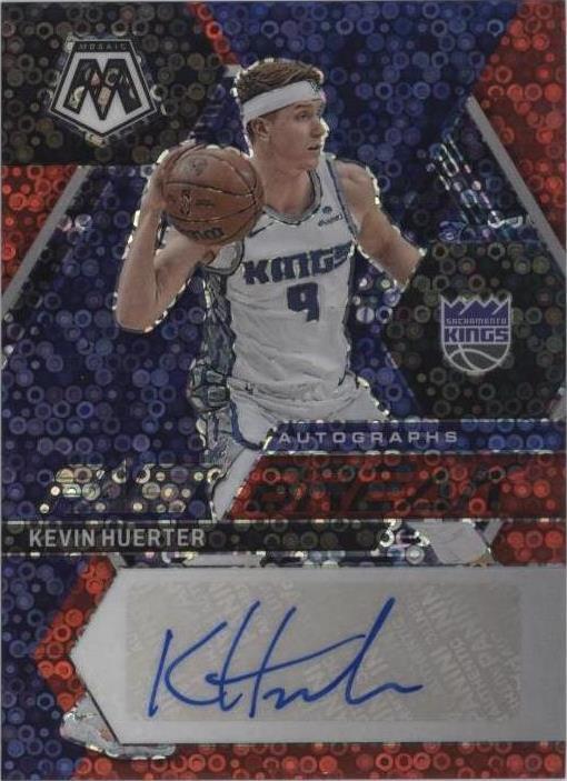 2022-23 Panini Mosaic - Autographs Fast Break Kevin Huerter #FB-HUE Red ...