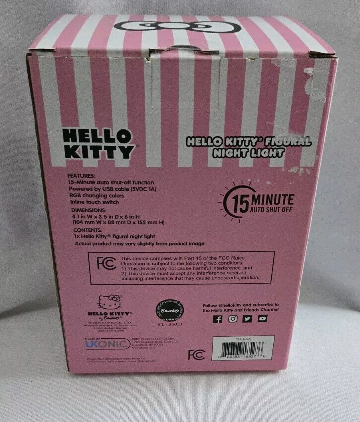 Sanrio Hello Kitty Cute LED Lamp Touch LED Night Light | eBay