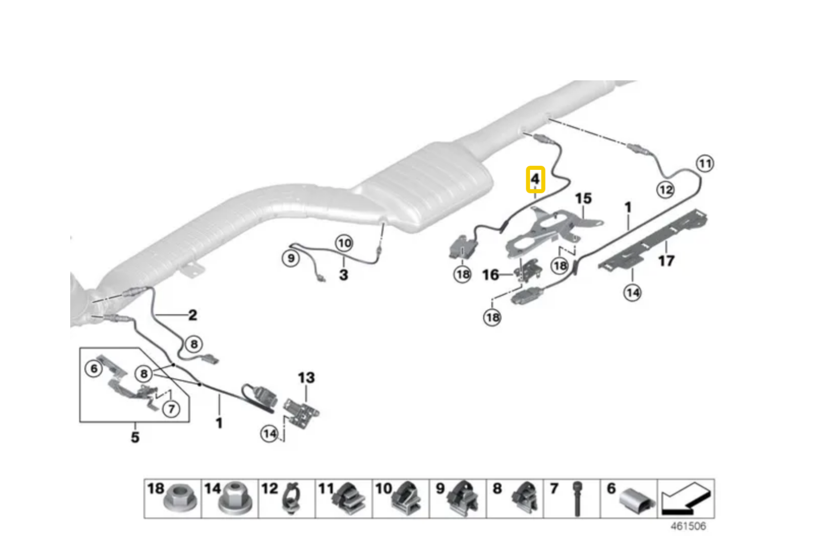 New OE Lambda Sensor NOX 8582026 13628582026 BMW G20 G30 GT G32 G11 G12 ...