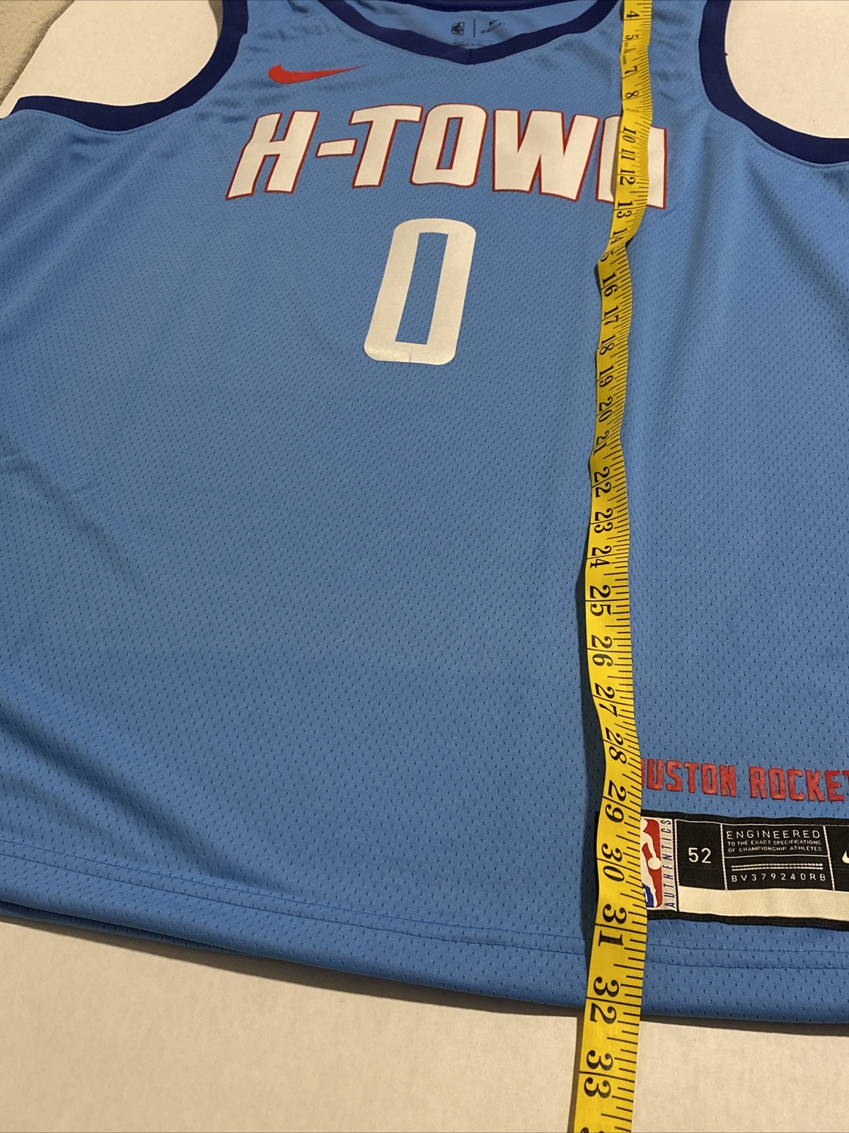 Nike H-Town Size XL Houston Rocket Jersey - Blue for sale online | eBay