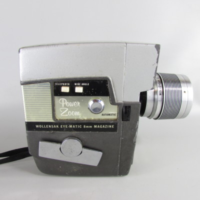 Wollensak vintage movie camera 8mm model 75D Untested .. shutter works ...