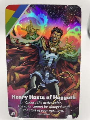UNO Ultimate Marvel Hoary Hosts Of Hoggoth Foil Chase Card 1st Edition ...