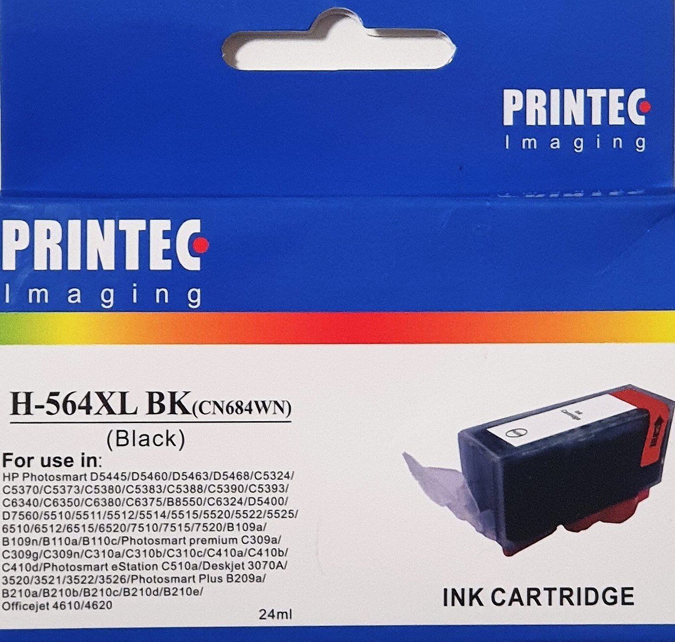PRINTEC HP 564XL Compatible High Capacity Black Ink Cartridge CN684WN ...