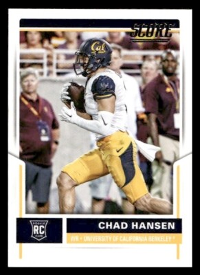 2017 Score #404 Chad Hansen Rookie California Golden Bears | eBay