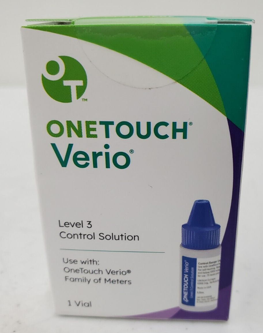 OneTouch Verio Level 3 Control Solution - 1 Vial - EXP 04/26 (LOC B13) | eBay