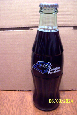 Carolina Panthers 10.26.93 The Carolinas Welcome - Unopened Coca-Cola ...