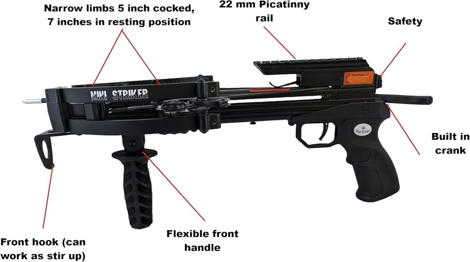 125lbs WT-MINI STRIKER PISTOL CROSSBOW **OUT OF ORIGINAL BOX** | eBay