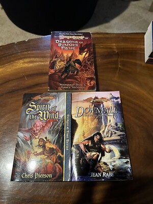 Forgotten Realms MiscBook Lot of 3 Downfall Spirit Of Winds Dragons ...