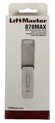 Liftmaster 878MAX Wireless Keyless Keypad Replaced 877MAX, 367LM, 377LM ...