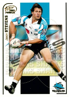 2005 CRONULLA SHARKS NRL Card JASON STEVENS | eBay