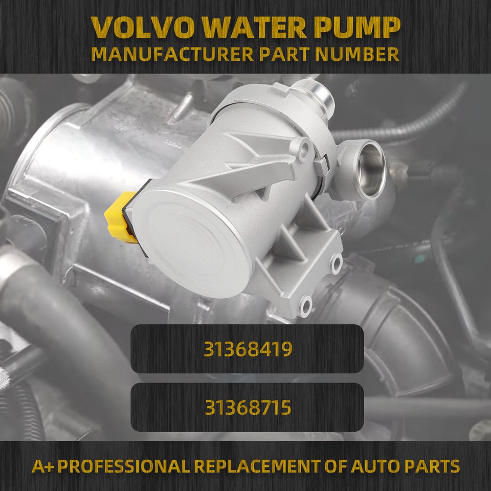 Water Pump Engine Coolant Pump For Volvo XC60 XC70 V60 S60 S80 S90 2015 ...