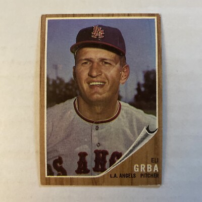 1962 Topps Baseball Eli Grba Los Angeles Angels Card #96 | eBay