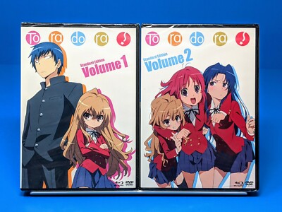 Toradora Complete Anime Series Collection Blu-ray BD/DVD Set 1 & 2 OOP ...