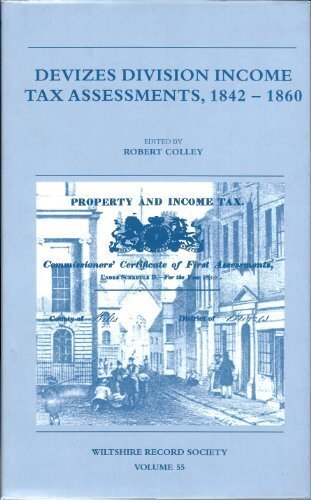 DEVIZES DIVISION INCOME TAX ASSESSMENTS, 1842 - 1860. By Robert | eBay