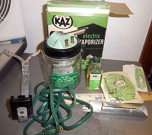Vintage KAZ 55B electric Vaporizer, w original box, all parts inside, w ...
