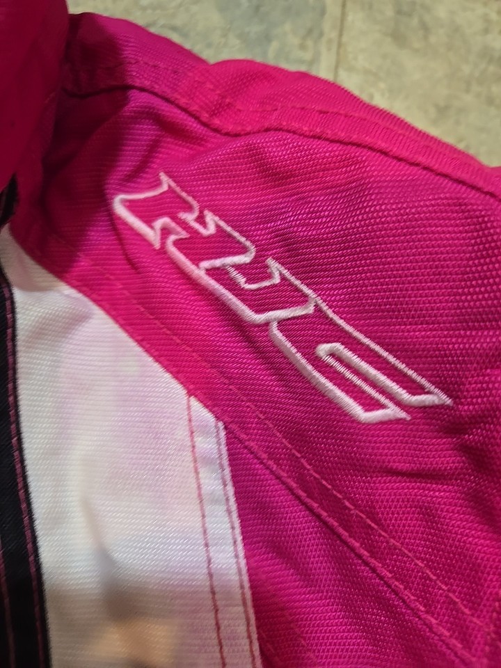 Women's XL HJC Pink Snowmobile Ski Jacket Coat Full Zip | eBay