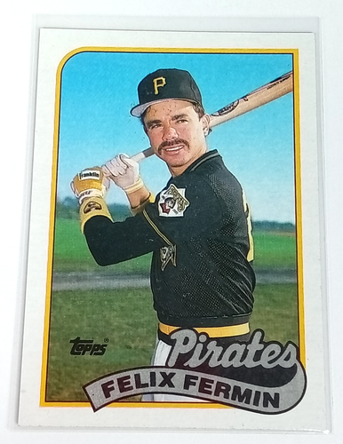 Felix Fermin #303 Topps Pirates Card 1989 | eBay
