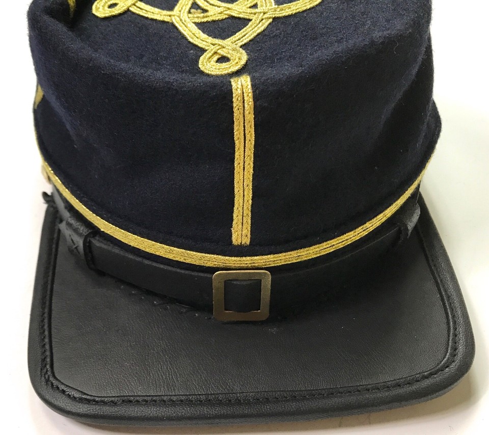 CIVIL WAR US UNION CAVALRY CAPTAIN OFFICER WOOL KEPI FORAGE CAP HAT ...