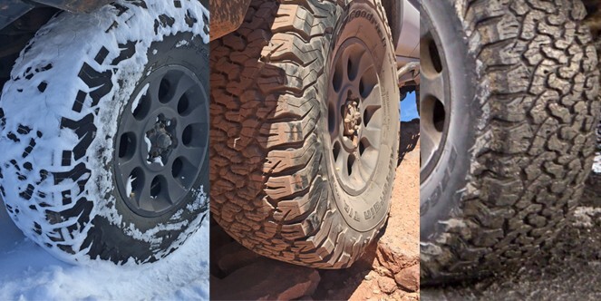 FUEL RIMS BFG AT 35125017 FITS JEEP WRANGLER GLADIATOR SILVER WHEELS ...