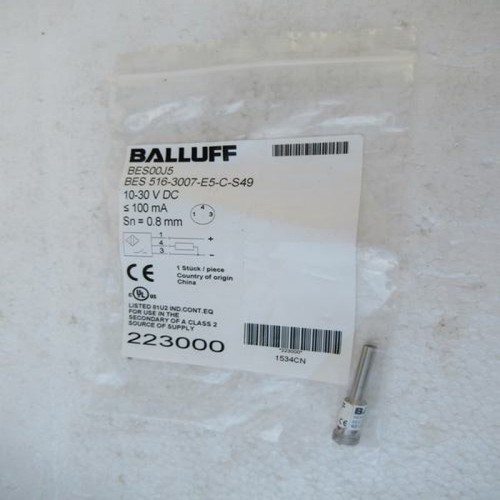 BALLUFF BES 516-3007-E5-C-S49 Sensor New One Free Shipping | eBay