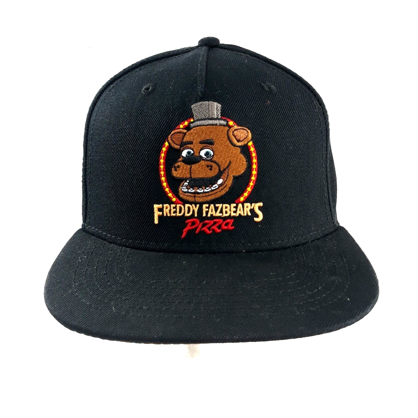 Five Nights at Freddys Hat Fazbears Pizza Cap Black A… - Gem